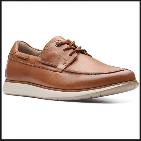 Clarks | Shoes | Clarks Mens Un Pilot Lace Up Tan Leather Shoes Very ...